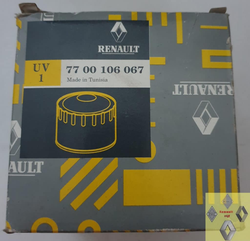 Oliefilter voor G8T diesel motor Renault Avantime, Espace III, Laguna I ...