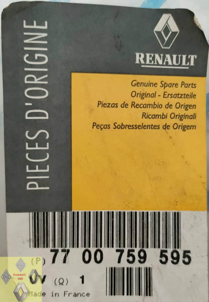 Raamrubber achterdeur Renault Express. - Visch Parts - Renault ...