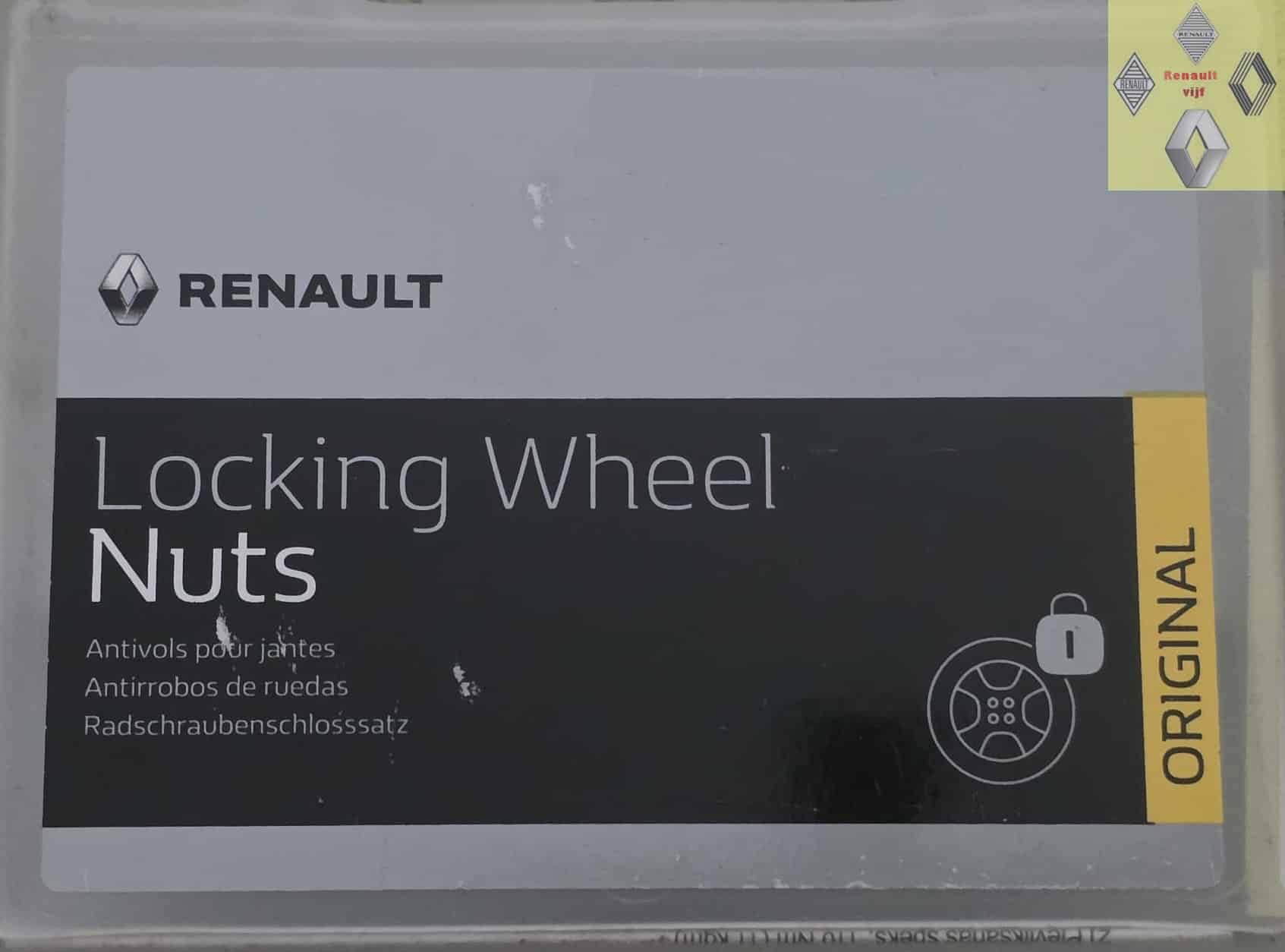 Set slot wielmoeren Renault Arkana of Koleos II. - Visch Parts - Renault Onderdelen (NOS) en ...